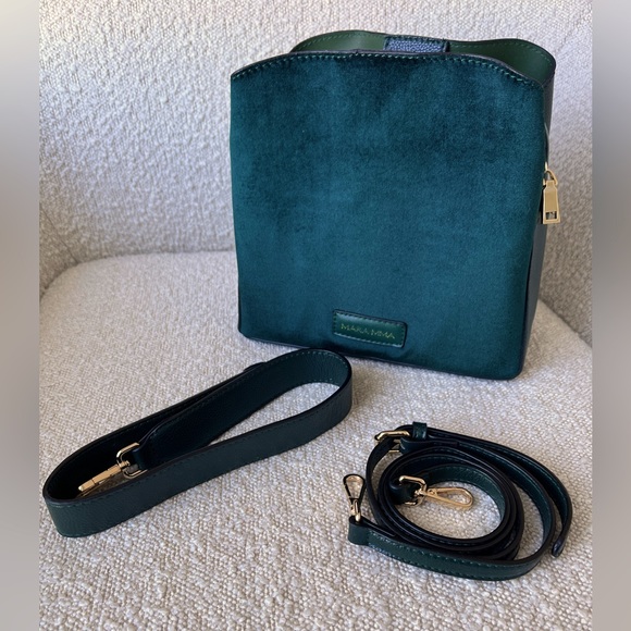 mara mma | Bags | The Mila Mara Mma Peta Certified Vegan Emerald Velvet ...